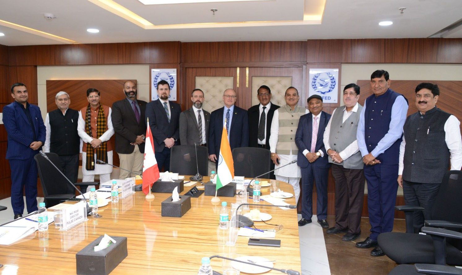 Delegation from Canada visits Nafed headquarters