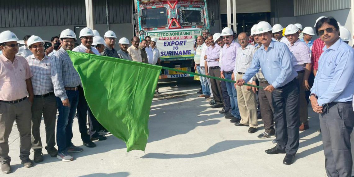 IFFCO Aonla dispatches Nano Urea to Suriname