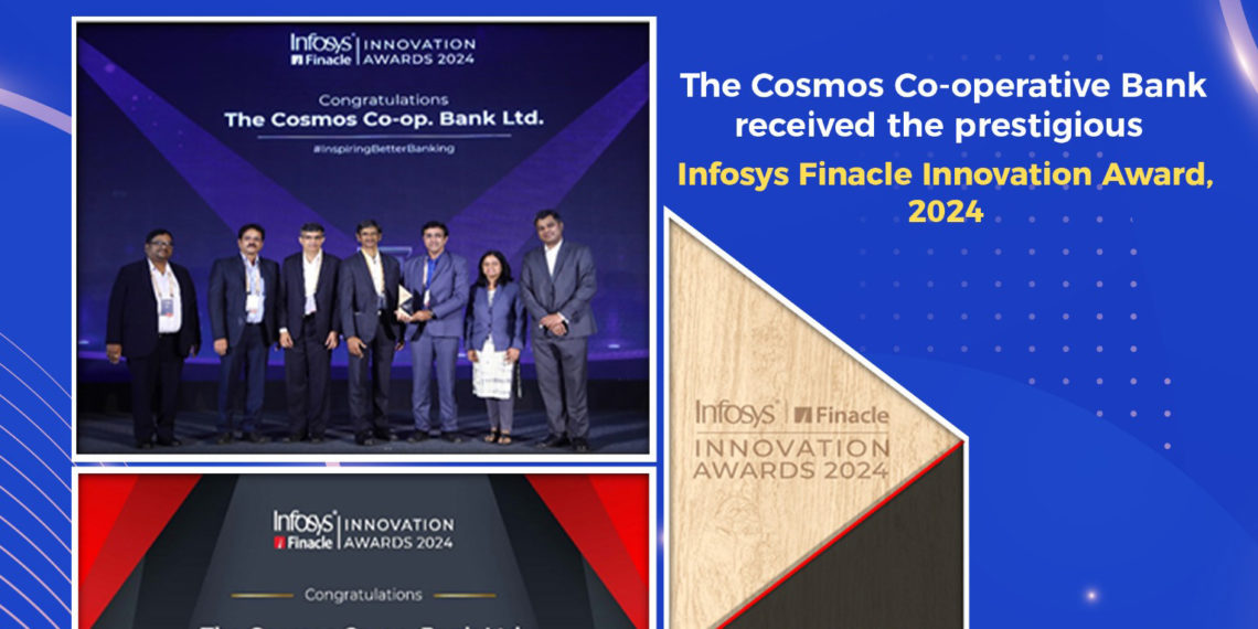 Cosmos Bank wins Infosys Finacle Innovation Awards | Indian Cooperative